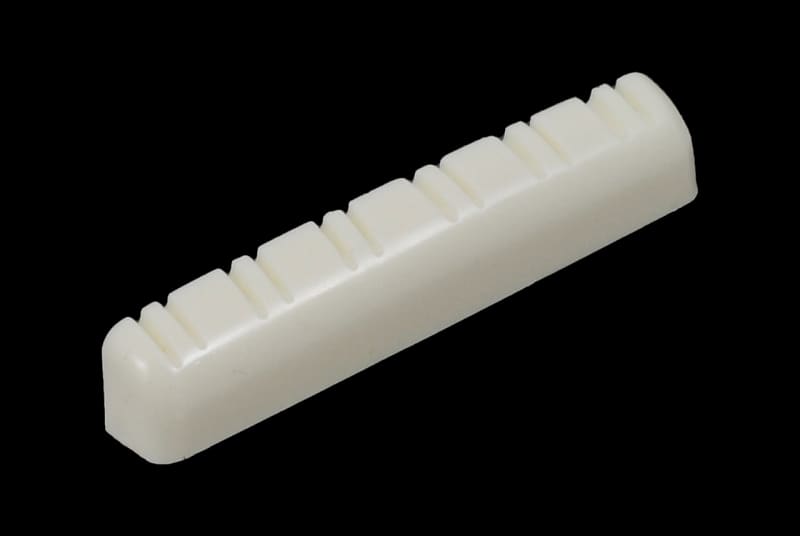 12 String Acoustic Guitar Nut White Slotted 48x6mm | Reverb