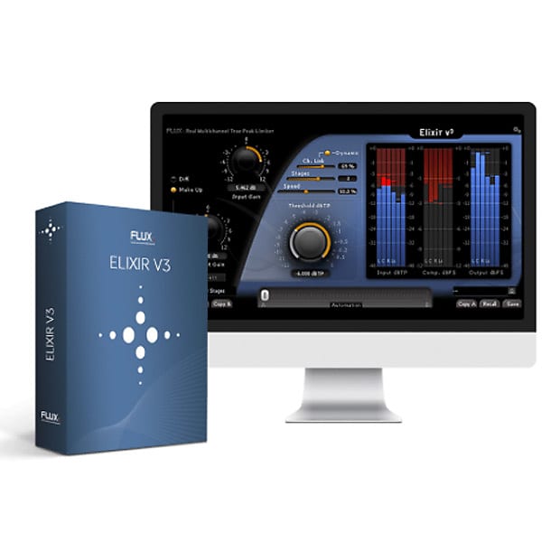 FLUX Elixir v3 True Peak Multichannel Limiter (Download) | Reverb