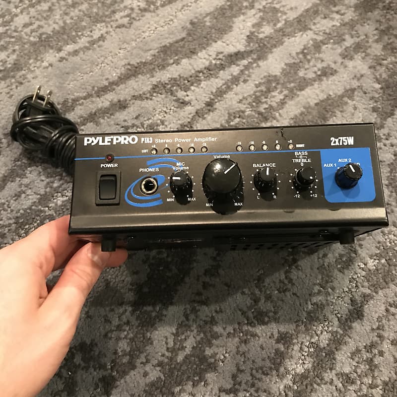 Pyle Pro PTA3 Stereo Power Amplifier 2010s | Reverb