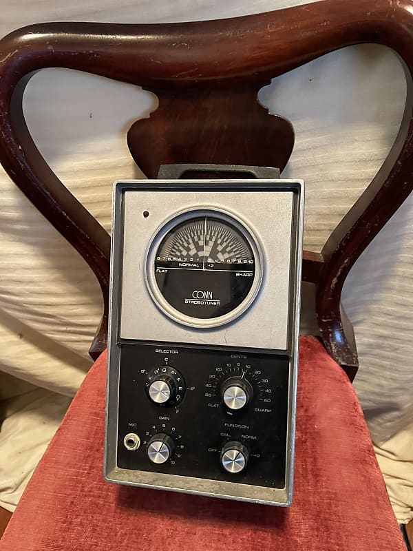 conn strobo tuner black | Reverb