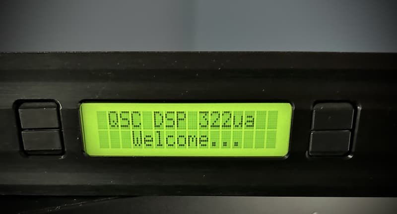 QSC 322UA Configurable Audio DSP Digital Signal Processor | Reverb