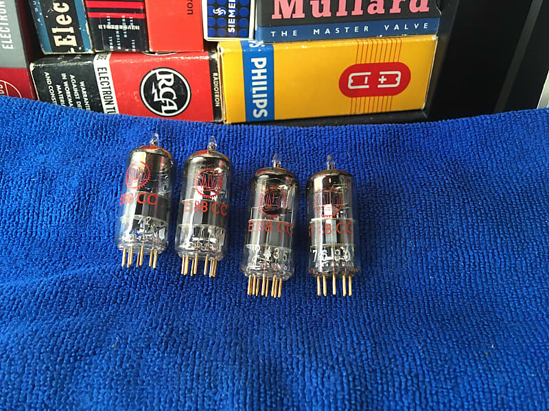 valvo e88cc d-getter quad (4pcs) / pro grail audio tubes / | Reverb