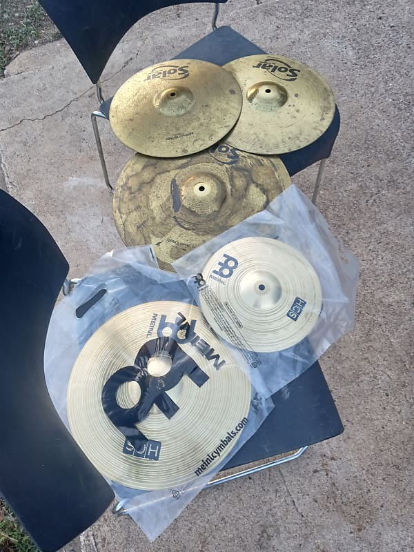 Meinl Hcs and saban solar cymbal lot | Reverb