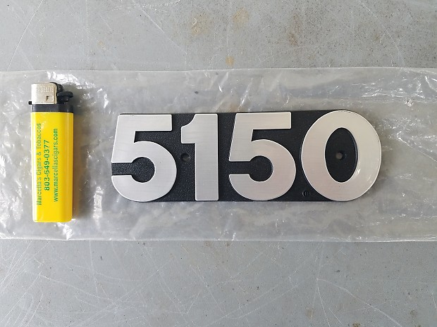 Peavey 5150 "Block Logo" Black/SIlver | Reverb