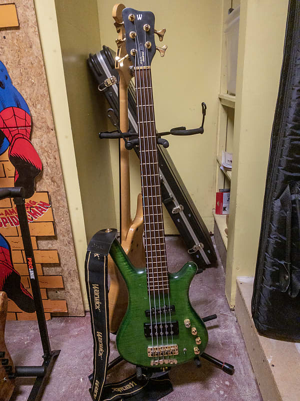 Warwick Corvette FNA Jazzman 2004 Emerald Green | Reverb