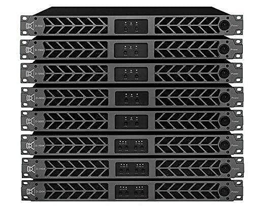 CVR Audio D-802 BLACK Professional Power Amplifier 1 Space | Reverb