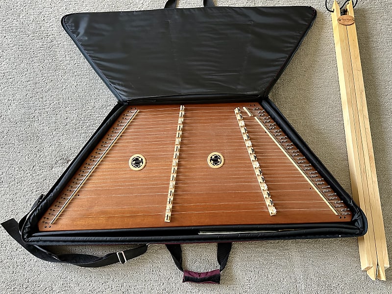 Dusty Strings Hammered Dulcimer D45 2009 - Natural Wood Honey | Reverb