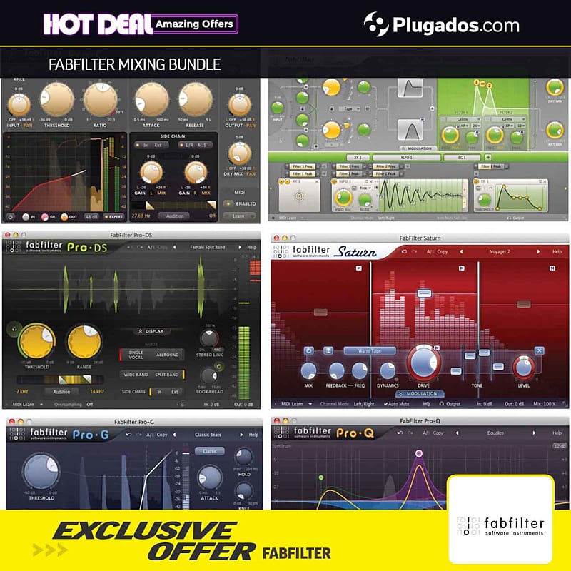 Software (Download) FabFilter Mixing Bundle | Reverb