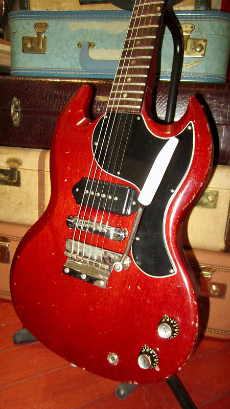1965 Gibson SG JR Junior Cherry Red | Reverb Deutschland