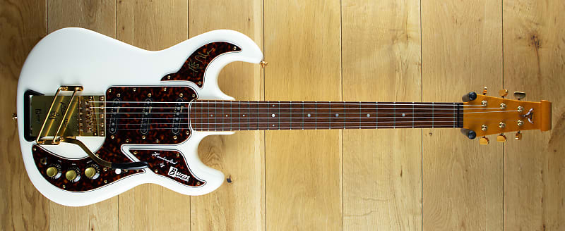Burns Custom Shop Legend 30/50 Anniversary White 1995 ~ | Reverb UK