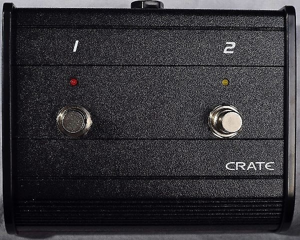 Crate CFS2 2 Button Metal Footswitch With Cable Like New | Reverb
