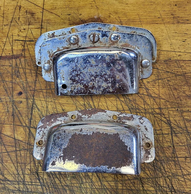 Two Vintage RARE 1965 Harmony Silvertone Bobcat Silhouette | Reverb