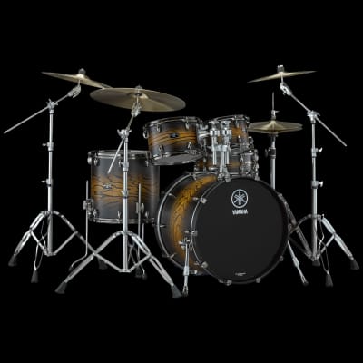 Yamaha Live Custom Hybrid Oak 4-piece Shell Pack - Earth | Reverb
