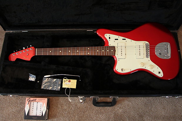 Fender Left Handed MIJ Jazzmaster 2017 Red Lefty w/ Hardshell | Reverb