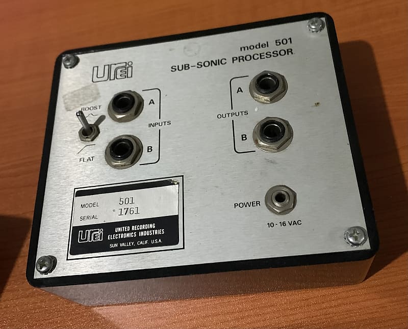 Urei 501 1980s Silver | Reverb