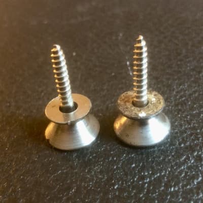 PreCBS 1961 Fender Stratocaster strap buttons | Reverb