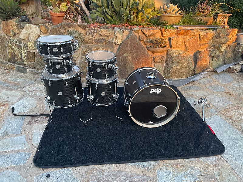 PDP Concept Maple Carbon Fiber 6pc Drum Set kit - | Reverb