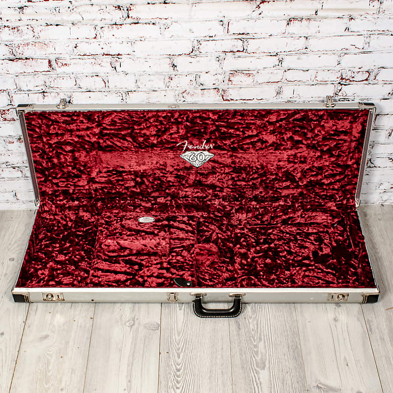 Fender - 60th Anniversary HSC - Silver Hard Shell Electric | Reverb