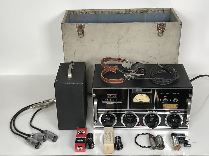 1957 Gates Dynamote Tube Three Channel Microphone Preamp | Reverb UK