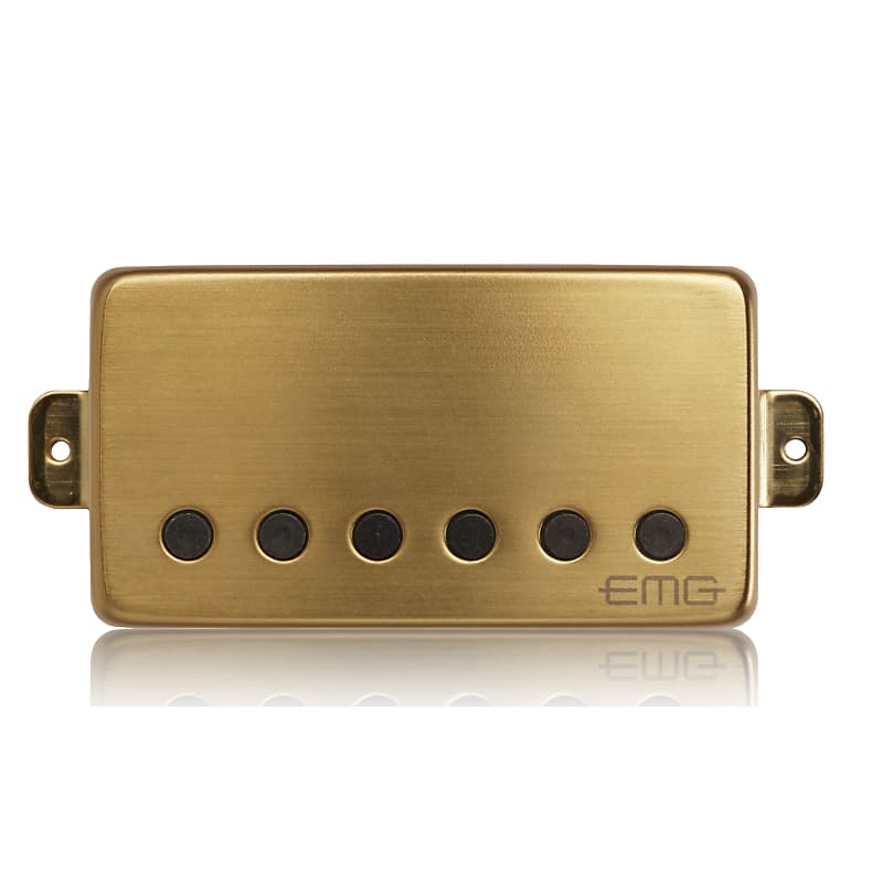 EMG 57-B Humbucker Brushed Gold - Humbucker Pickup for | Reverb