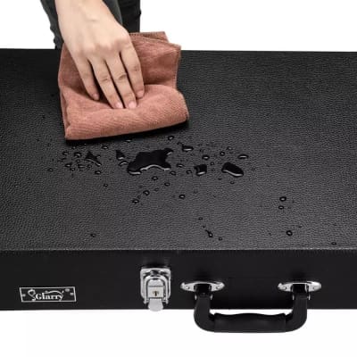 Universal Square Bass Guitar Hard Case Wooden Shell Lockable | Reverb