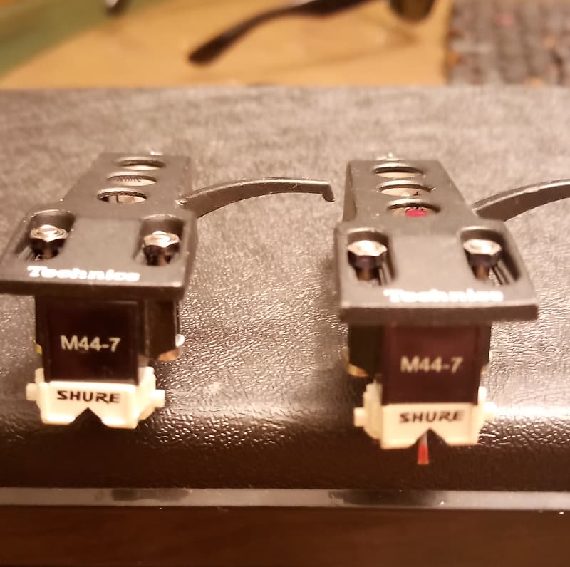 Shure M44-7 (PAIR) on Technics Head (2x) | Reverb