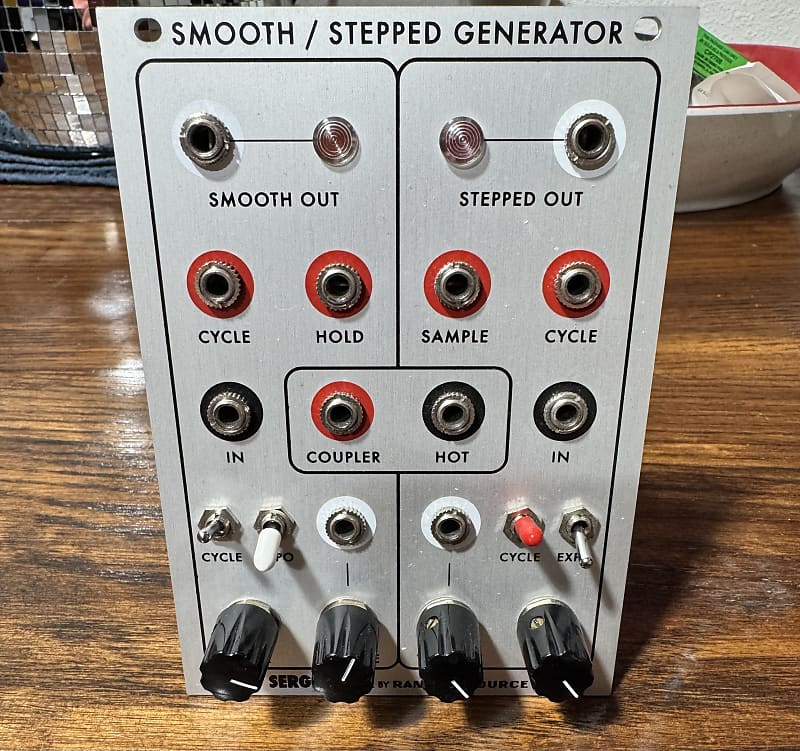 Random Source Serge Smooth & Stepped Generator SSG - Silver | Reverb