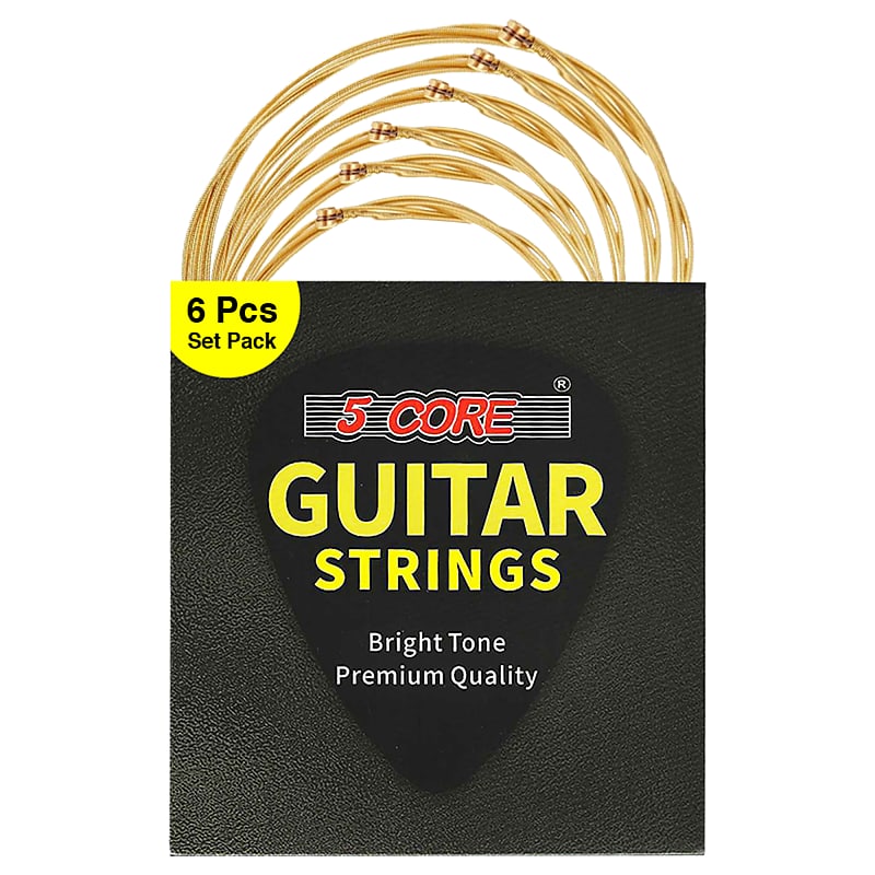 5 Core Guitar Strings 6 Pcs in 1 Set Acoustic Guitar Strings | Reverb