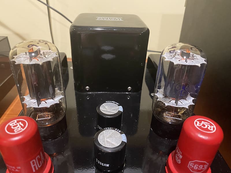 Matched Pair RCA Black Plate 6L6 6L6GC Vacuum Tubes Valves | Reverb