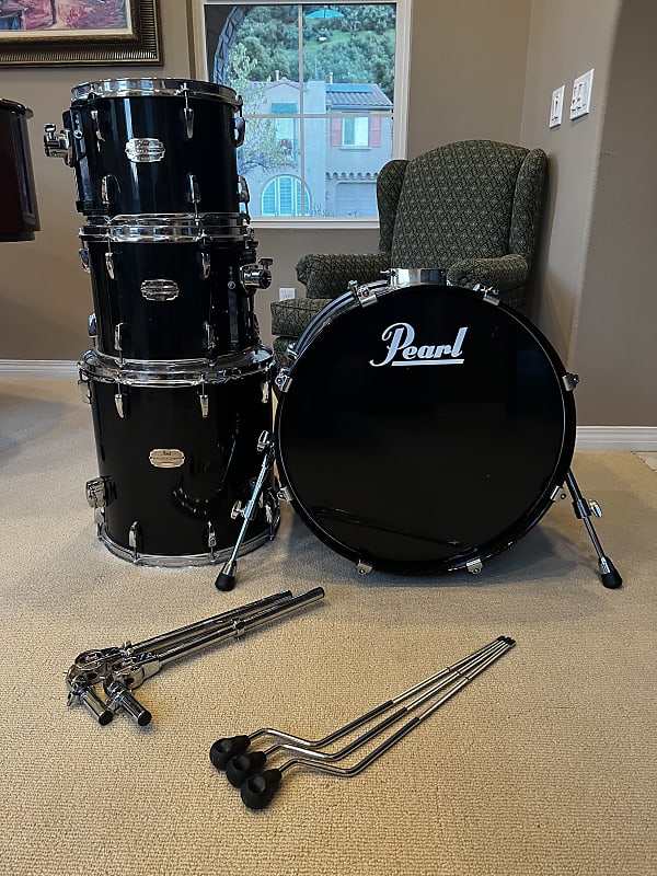 Pearl Session Custom 1989 - Black Laqcuer | Reverb