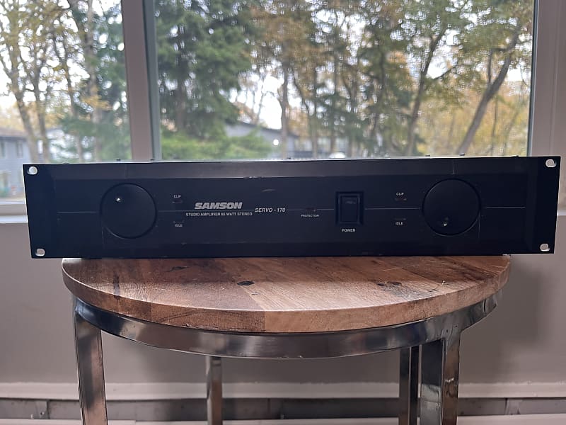 Samson 85 Watt Power Amplifier - Servo 170 1980s Black | Reverb