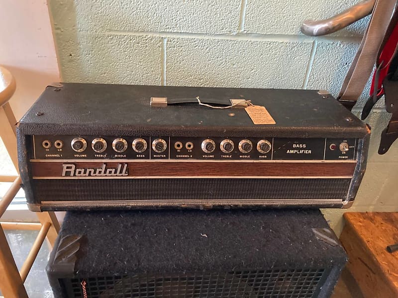 Randall Commander Bass Power head 1973 black | Reverb
