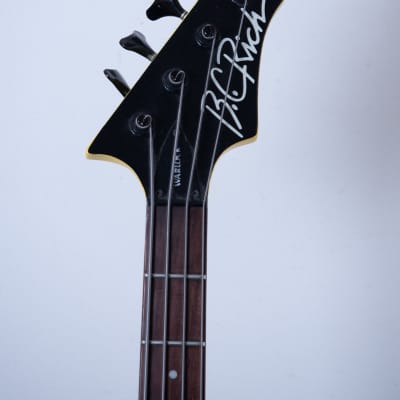 B.C. Rich Platinum Series Warlock Bass 1988-1989 Yellow | Reverb