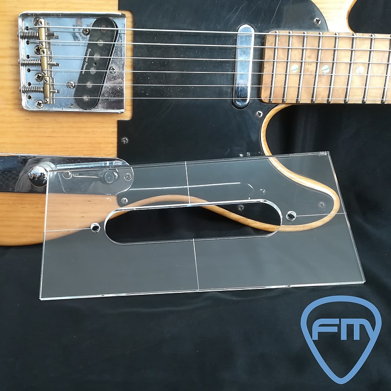 Fratermusic TELECASTER Control Plate Routing Template | Reverb