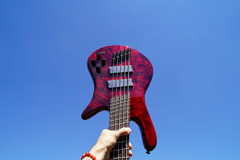 Spector NS Dimension 5 - Multi Scale Inferno Red 5-String | Reverb