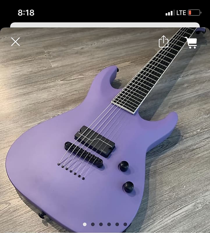 LTD 7 string Steph Carpenter 2020 Matte lavender | Reverb