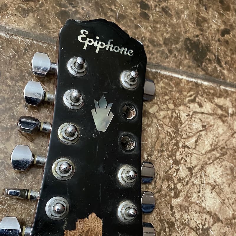 Epiphone Headstock Broken 12 string Tuners Acoustic | Reverb