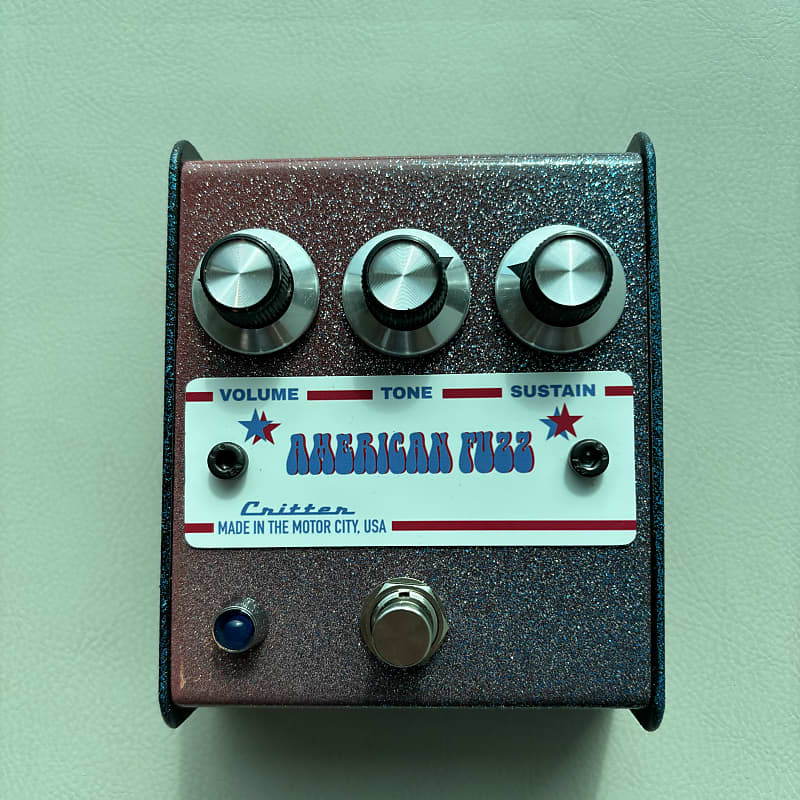 Critter Electronics American Fuzz - Red and blue | Reverb