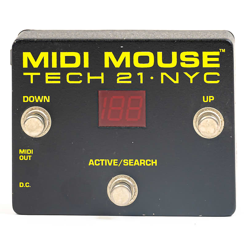 Tech 21 MIDI Mouse – Compact 3-Button MIDI Foot Controller | Reverb