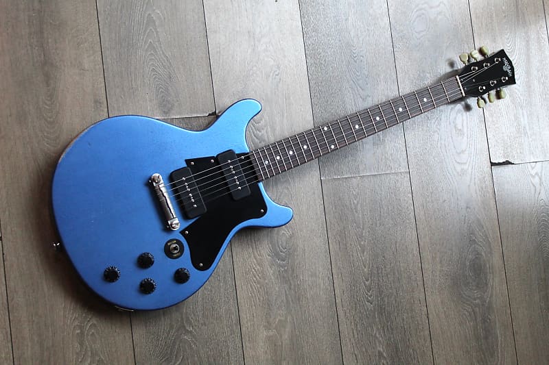 MAYBACH "Lester Jr. Double Cut Pelpham Blue" HARDCASE, 3, 00 | Reverb