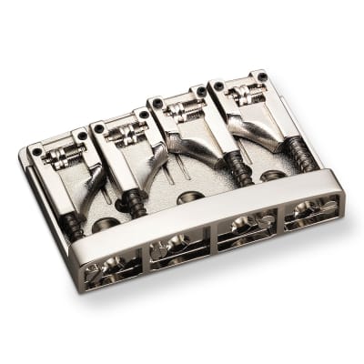 Schaller 4 String Bass Guitar Bridge 3D-4 Nickel | Reverb