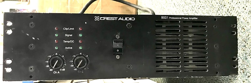 CREST 9001 Power Amplifier | Reverb