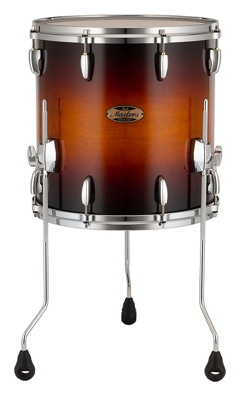 Pearl Masters Maple Pure 14"x14" Floor Tom VINTAGE TOBACCO | Reverb