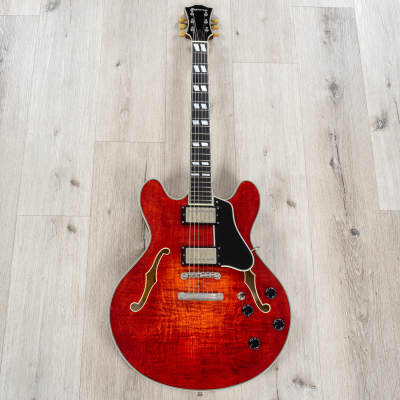 Eastman T59/TV Semi-Hollow Guitar, Ebony Fretboard, Truetone | Reverb