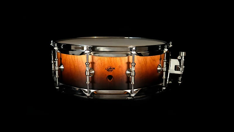 Luka drums one-piece solid carved maple shell 14x5 snare drum | Reverb