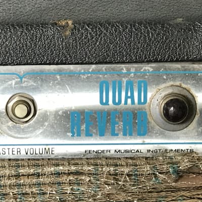 Fender Quad Reverb 2-Channel 100-Watt 4x12" Guitar Combo 1972 | Reverb