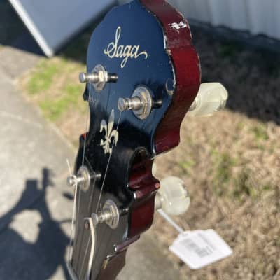 Saga 70s 5-String Banjo with Case | Reverb