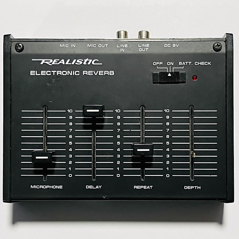 Realistic Electronic Reverb / Echo / Overdrive [BBD Analog | Reverb