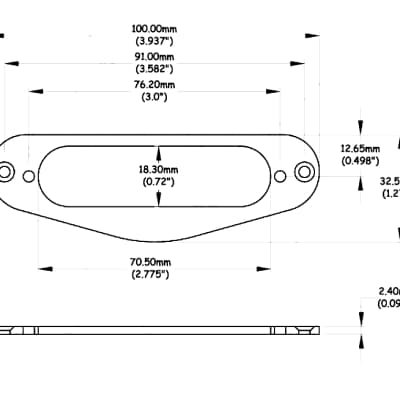 Steel Metal Neck Pickup Ring for Fender® Stratocaster Strat | Reverb