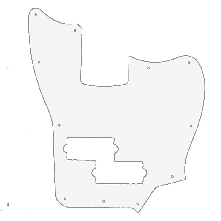 Custom Pickguard For 2019 Squier Vintage Modified Jaguar Bass | Reverb